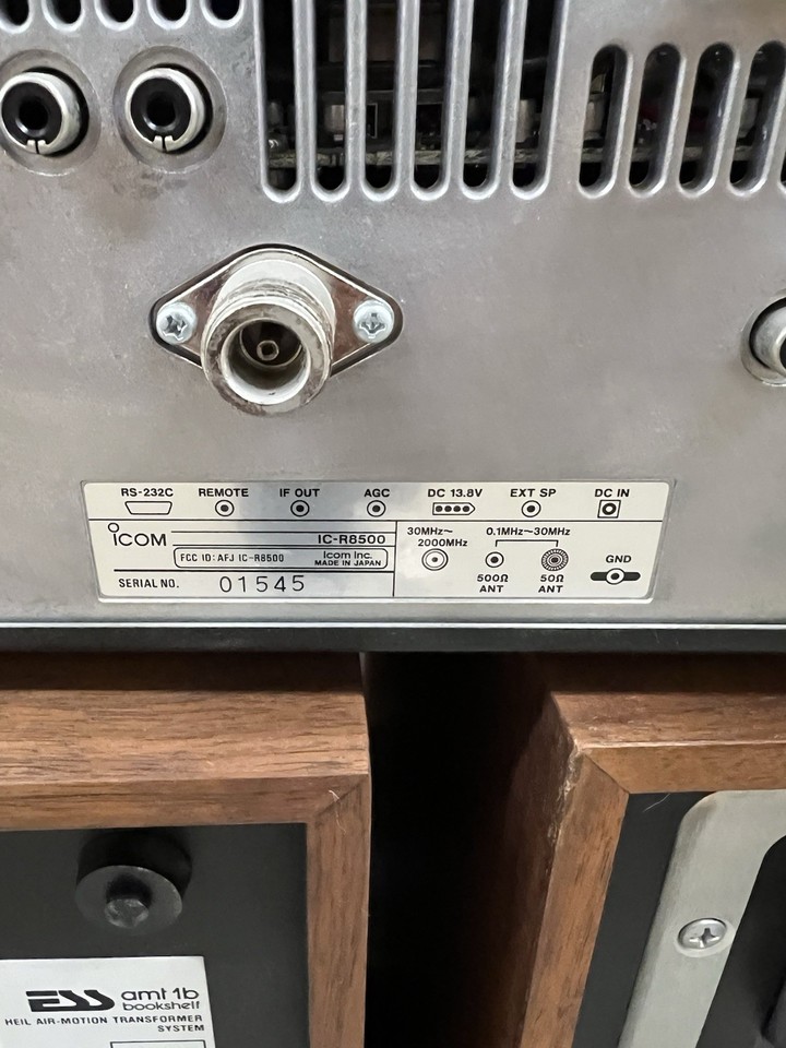 Icom IC-R8500 Shortwave Radio Receiver 100 KHz - 1999.99 MHz | eBay