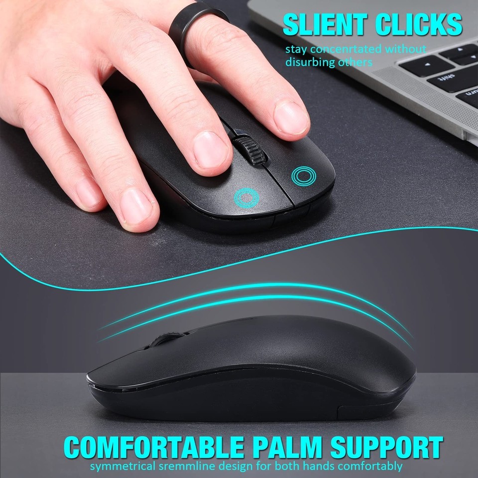Kingdder 20 Pack Mouse for Laptop Computer Mouse 1000 DPI Optical with ...
