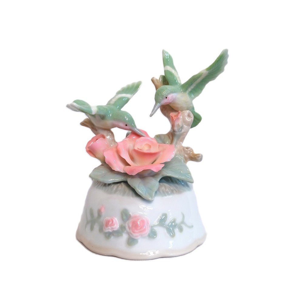 Hummingbird Music Box Tune Bird Musical Floral | eBay