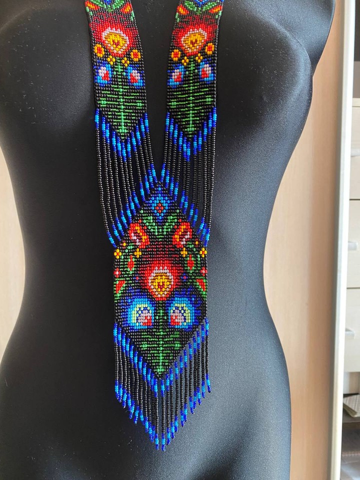Ukrainian Handmade Jewelry Beaded Necklace, Gerdan, Ukraine | eBay