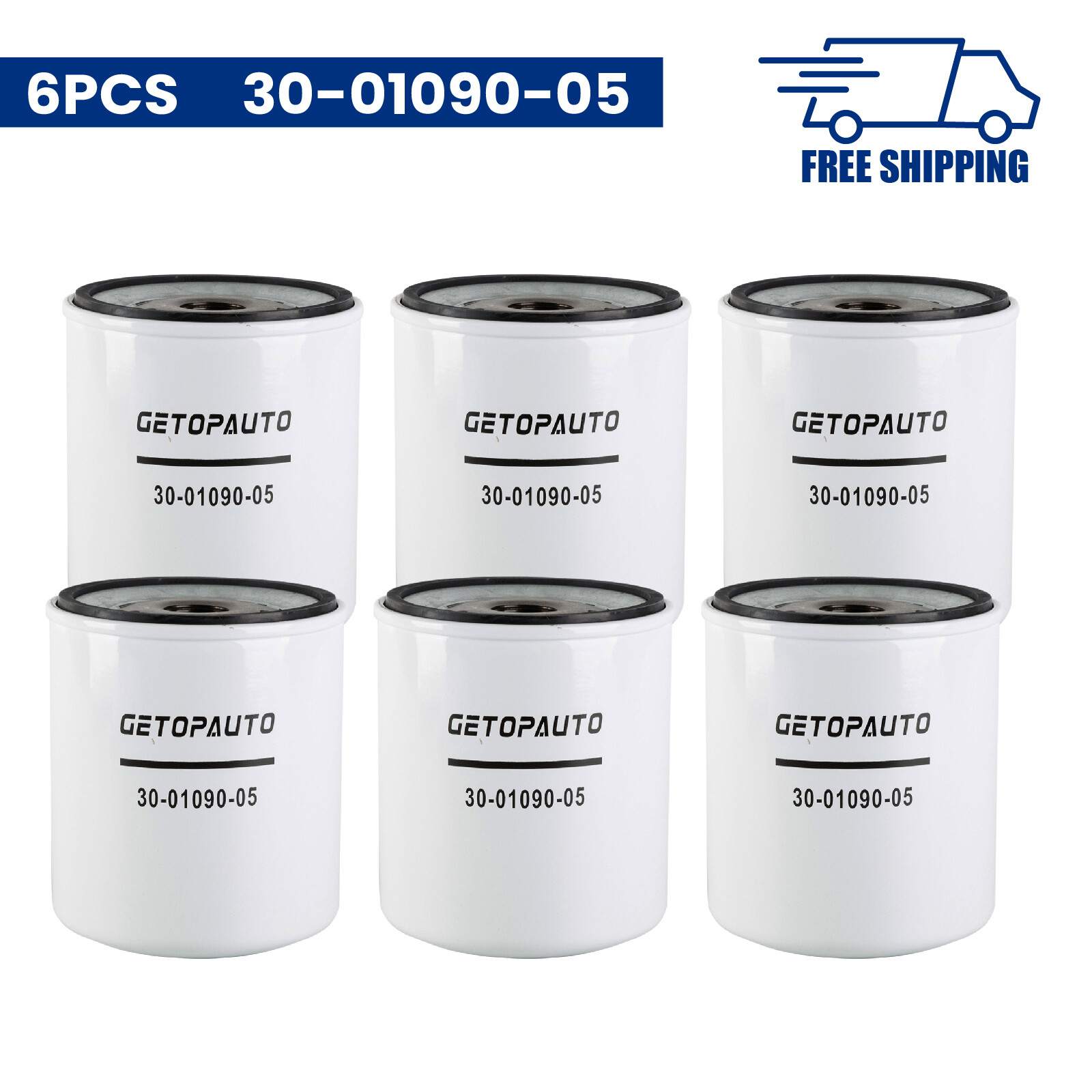 6 PCS 30-01090-05 Fuel Filters For Carrier Transicold Replaces P559125 ...