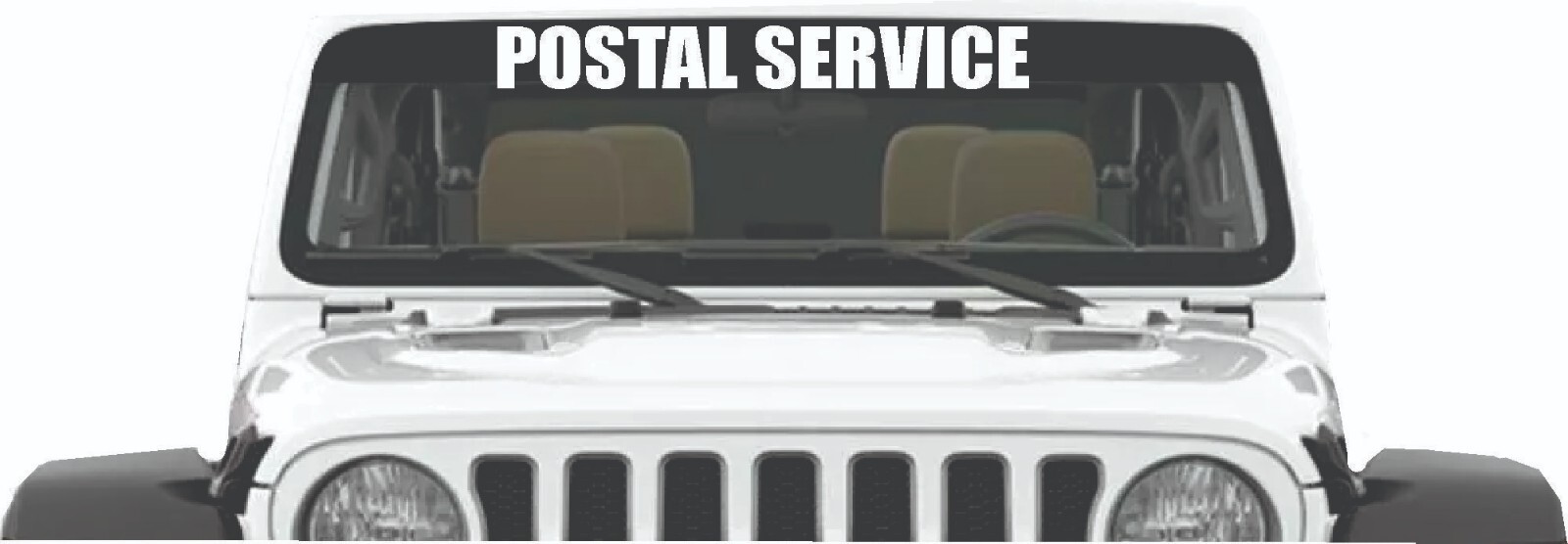 Postal Service U.S. Mail Car Window Decal Sticker Rural Carrier Truck ...