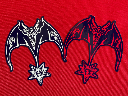 Hellhammer Satanic Rites Sigil Vinyl Sticker Layered Decal Heavy Metal ...