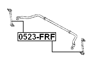 Front Stabilizer Link / Sway Bar Link Fits Kia 20420CA000, 31306861483 ...