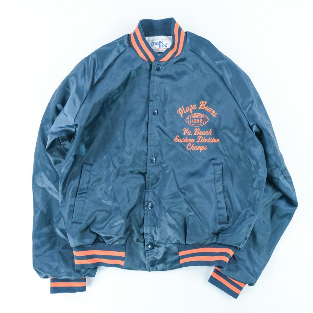 Vintage Chalk Line Jacket Mens Sz. M Blue Football USA 1986 Vintage Chalk Line Jacket Mens Sz. M Blue Football USA 1986