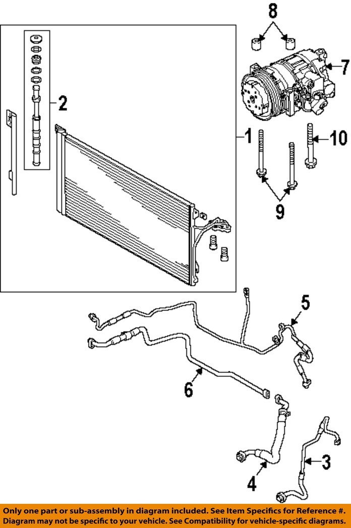 10 Porsche Panamera S AC HVAC Condenser 97057311100 for sale online | eBay