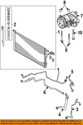 PORSCHE OEM 10-16 Panamera Condenser, Compressor Lines-Condenser ...