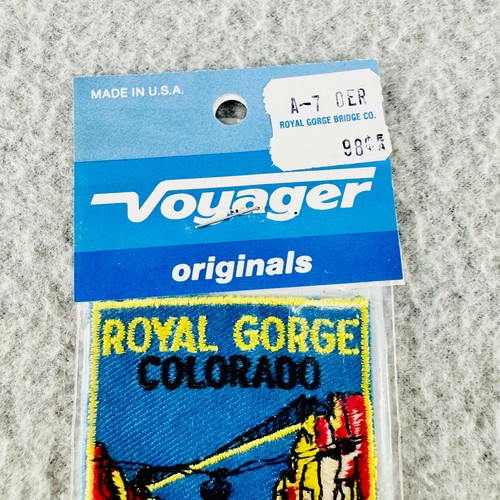 Voyager Original Royal Gorge Colorado Tourist Patch New Vintage | eBay