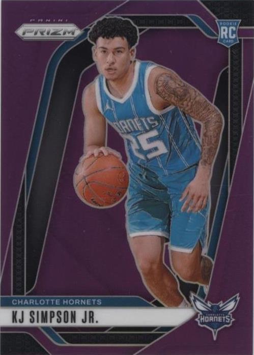 2024-25 Panini Prizm - KJ Simpson Jr. #247 Purple Prizm /99 (RC) for ...