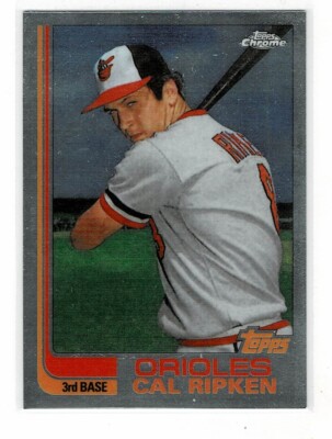 2017 TOPPS CHROME UPDATE CAL RIPKEN JR. RC REPRINT ALL ROOKIE GOLD CUP ...