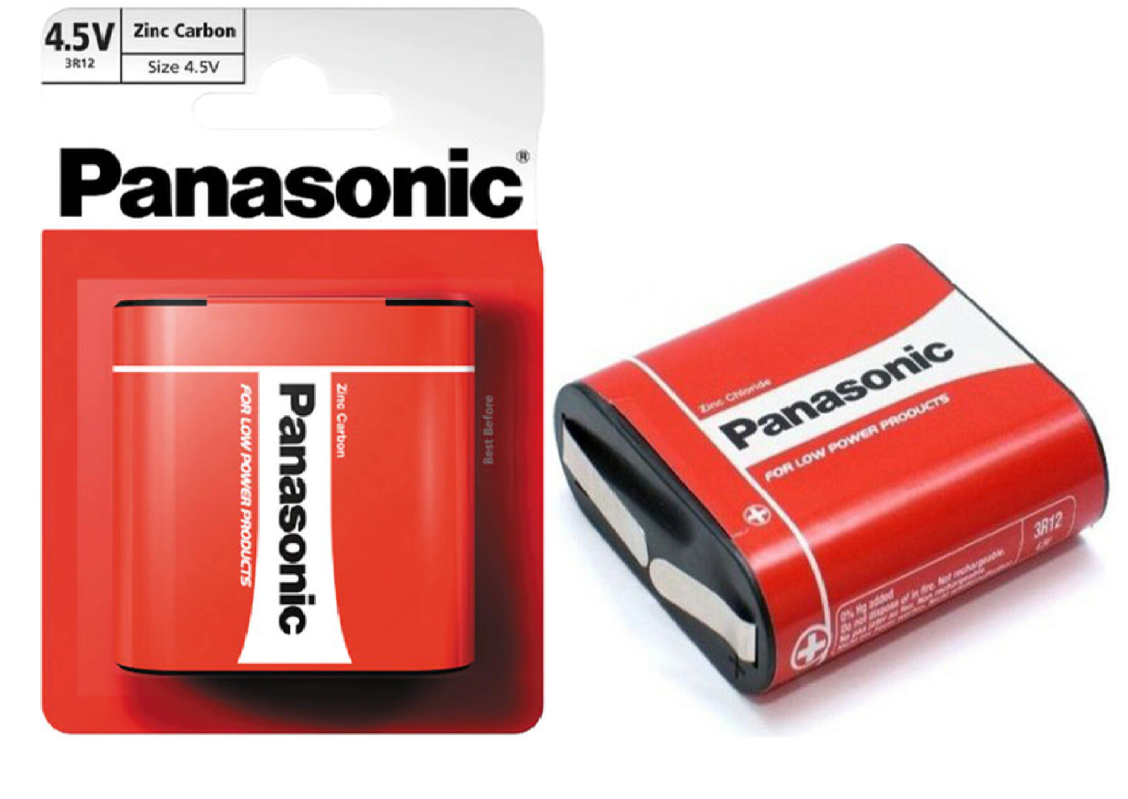 Panasonic 3LR12 MN1203 4.5V Battery 1289 LANTERN Battery 3R12 (pack to ...