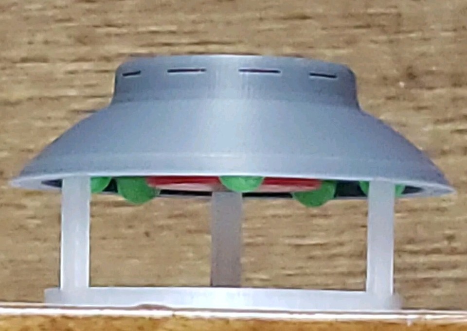The Invaders UFO/Flying Saucer - Tiny - With Stand | eBay