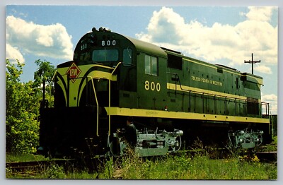 Toledo Peoria Western Railroad 800 Alco C-424 Locomotive VTG Postcard ...