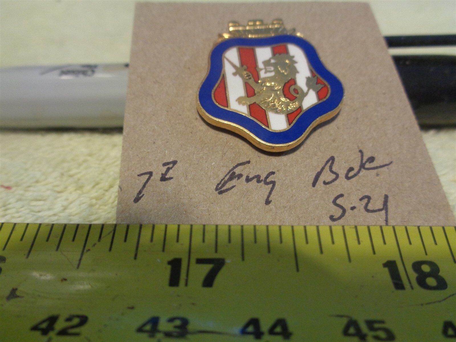 7th Engineer Brigade S-21 Unit Crest, DI, DUI (DRAW#CC) | eBay