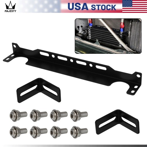 Oil Cooler Bracket Universal 262mm Transmission Oil Cooler Mounting ...