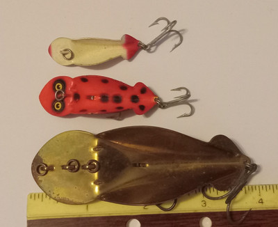 3 Vintage Buck Perry Spoonplug Fishing Lures | eBay