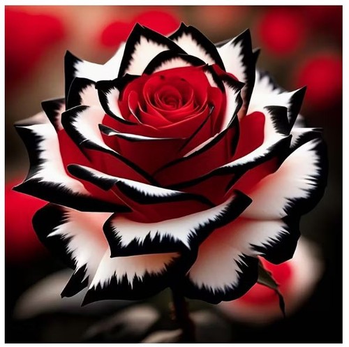 Faszinierend Rosen Schwarz Rot Bild