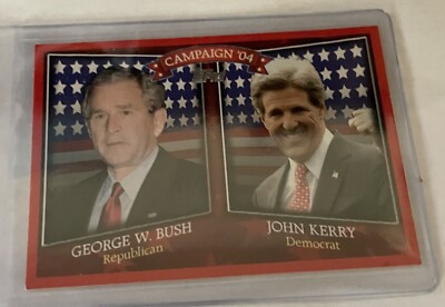 Topps Campaign '04 George W Bush / John Kerry #HCM-2004 | eBay