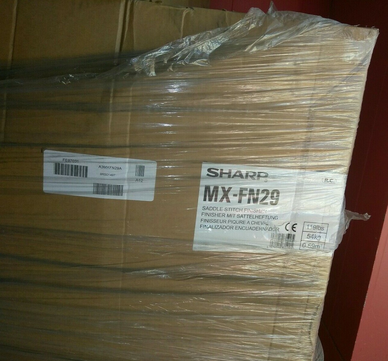 NEW Sharp 1K Stacking Staple/Saddle Stitch Finisher MX-FN29 | eBay