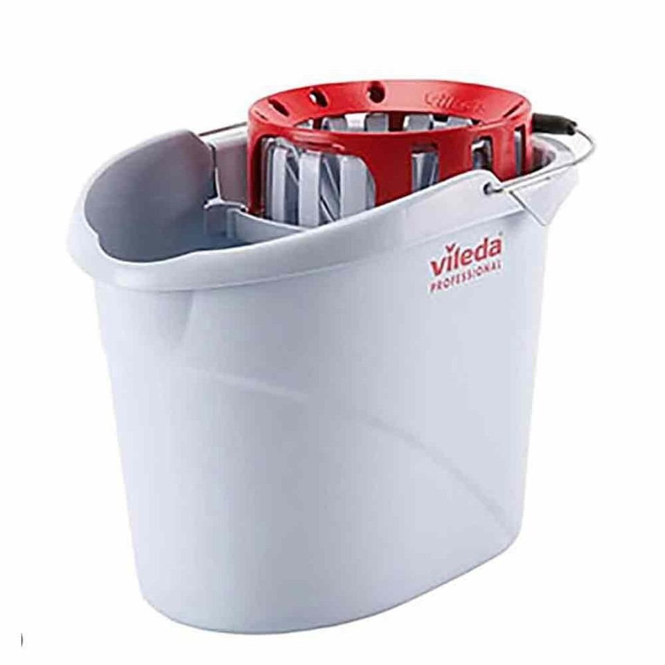 Vileda Professional Supermop Bucket and Wringer Colour Coded Plastic ...