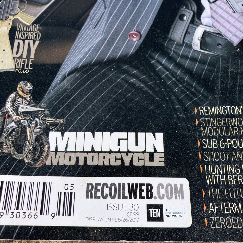 RECOIL Gun Lifestyle Issue 30 2017 Costa Carry Comp PDW CETME RP9 | eBay