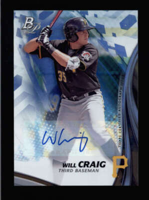WILL CRAIG 2017 BOWMAN PLATINUM ROOKIE AUTOGRAPH AUTO RC BC3615 | eBay