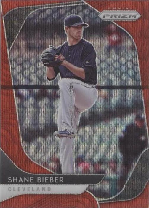 2020 Panini Prizm - Shane Bieber #36 Red Wave Prizm /99 for sale online ...