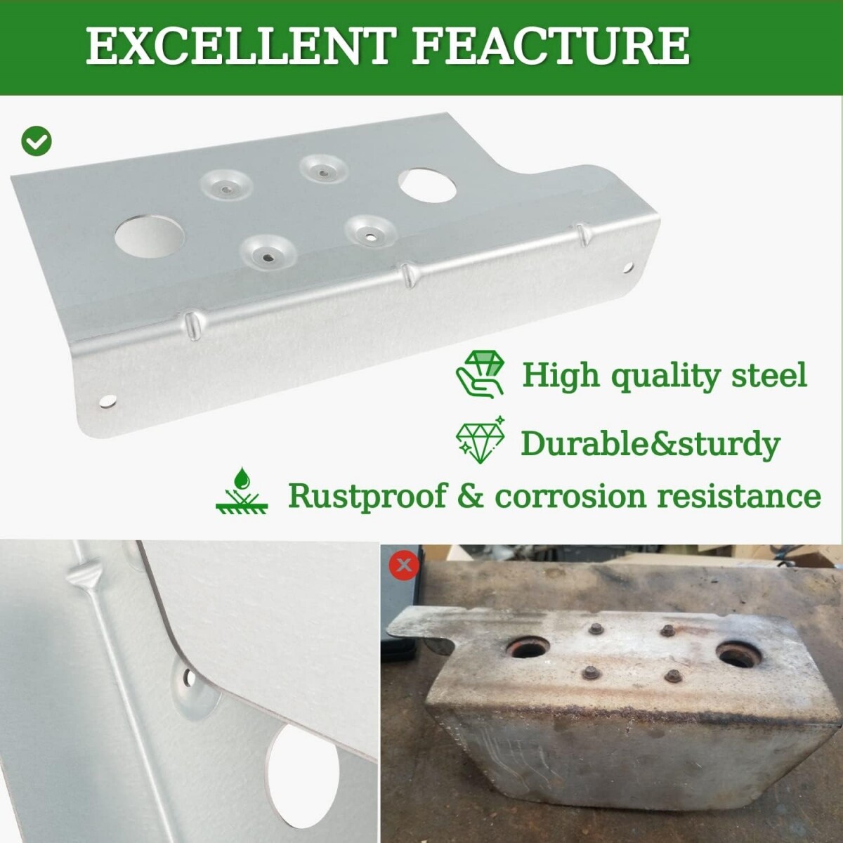 for CUB CADET 703-05441A Muffler Mounting Bracket RZT 42 50 54 54KW 22 ...