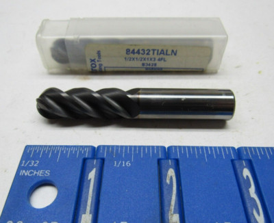 CONTROX 1/2" 4-FLUTE BALL NOSE CC SE TIALN COATED CARBIDE END MILL | eBay