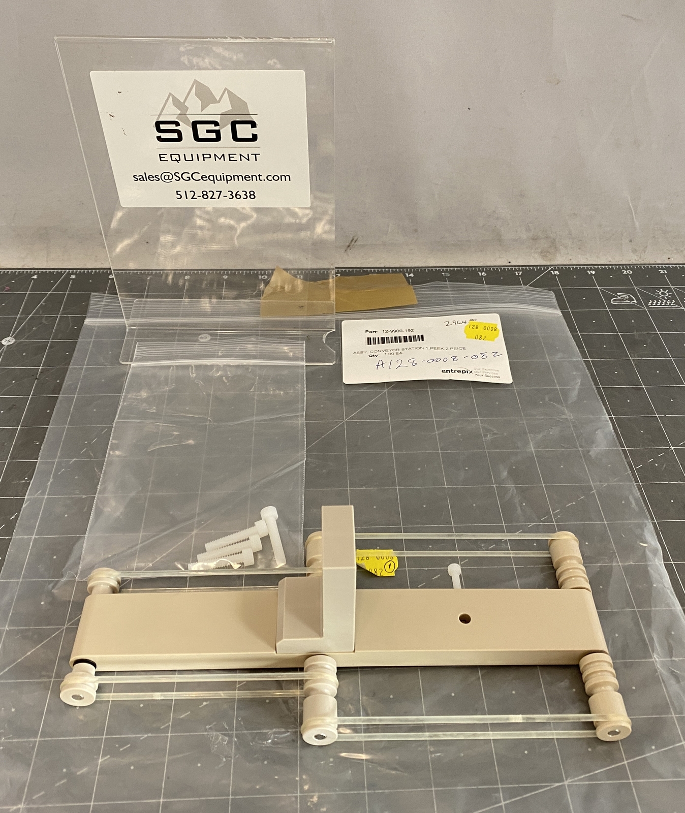 Entrepix Assy Conveyor Station 1 Peek 2 Piece PN: 12-9900-192 | eBay