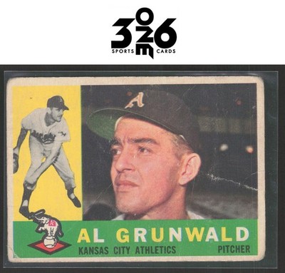 Al Grunwald 1960 Topps Rookie #427b | eBay