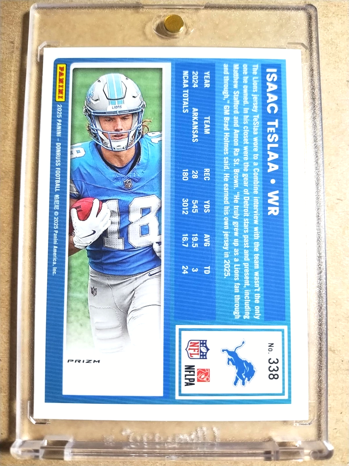 2025 Isaac TeSlaa Panini Donruss Optic Rookie Red Pandora Prizm RC MINT ...