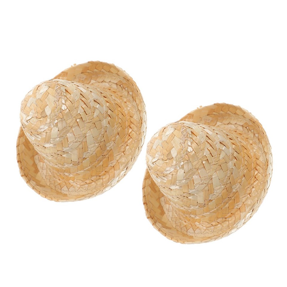 2 Pcs Small Hat Decoration Bottle Cap Mini Hats for Crafts Imitation ...