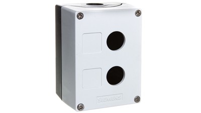 Cassette housing 2-hole 22mm black and gray M20 IP69k Sirius ACT ...