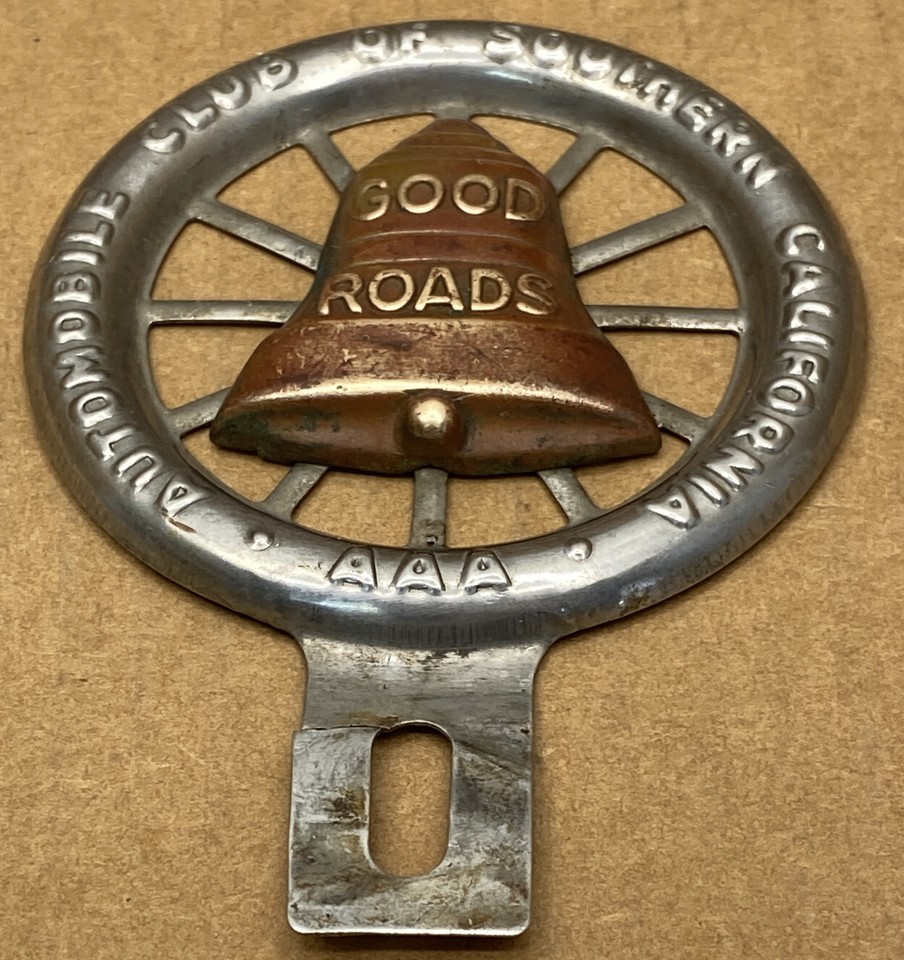 Vintage AAA Auto Club Of Southern California License Plate Topper Ca ...