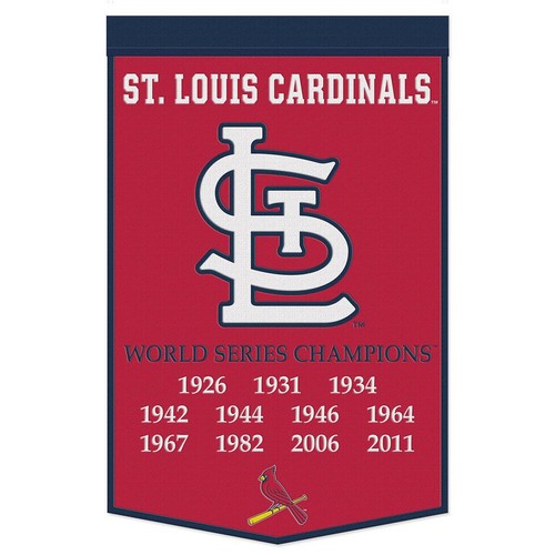 St. Louis Cardinals Banner Wool 24x38 Dynasty Champ Design | eBay