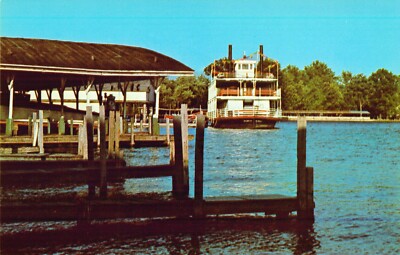 Postcard The Mary C Carlin, Paddle Wheel Ship Buckeye Lake Ohio ...