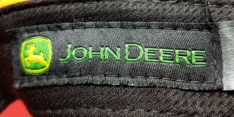 JOHN DEERE hat hunter's neon orange licensed adjustab… - Gem