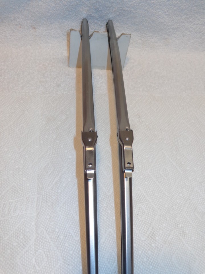 (2) ..‘NOS’.. Trico PR-15-2W .. Wiper Blade Holders ..1970’s .. Satin ...