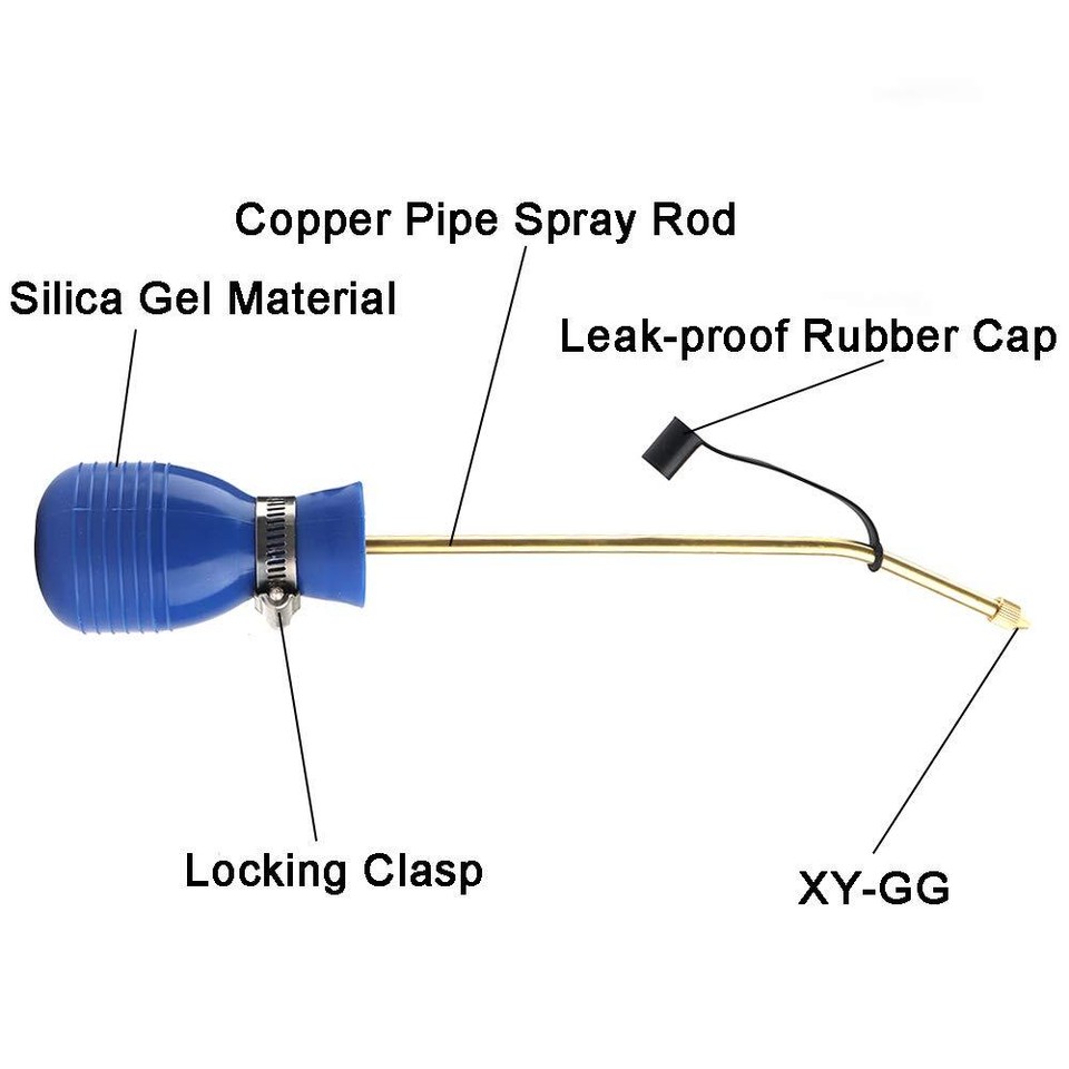 Bug Treatment Powder Duster/Large Diatomaceous Earth Bulb Duster/Powder ...