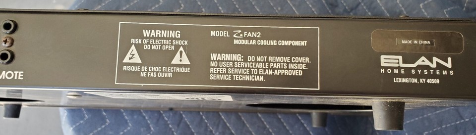 ELAN ZFAN2 RACK MOUNT DUAL FAN | eBay