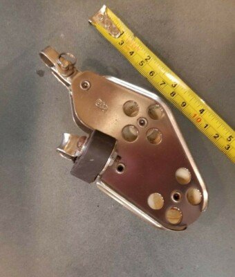 Schaefer 37mm Fiddle Block Stainless w Becket & Cam Hobie Cat Sailboat ...