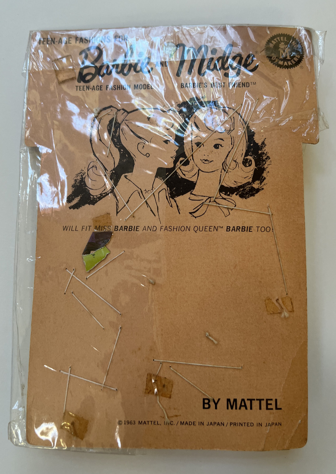 Vintage Barbie and Midge Set 'n Serve Pak, New on Card! HTF! NIP NRFP ...