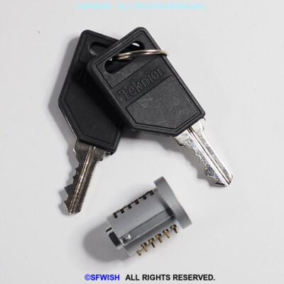 NEW Teknion (Wesco) Core/Cylinder with 2 Keys - T747 | eBay