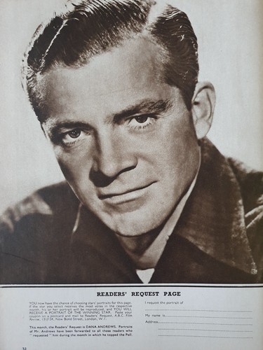 ABC FILM REVIEW FEB 1954 - ANN BLYTH, ROBERT RAYLOR, JEANNE CRAIN, DANA ...