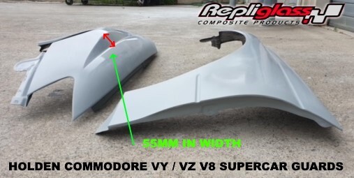 FRONT GUARDS V8 SUPERCAR for VY VZ COMMODORE RACE CAR TOURING CAR SUPER ...