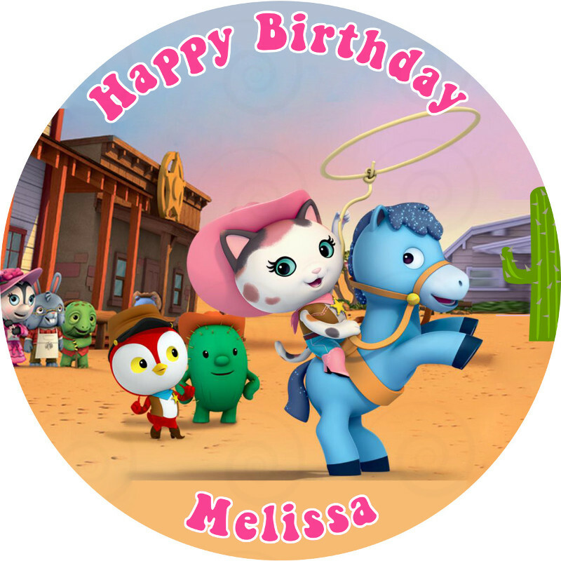 SHERIFF CALLIE Party Edible cake topper image | eBay