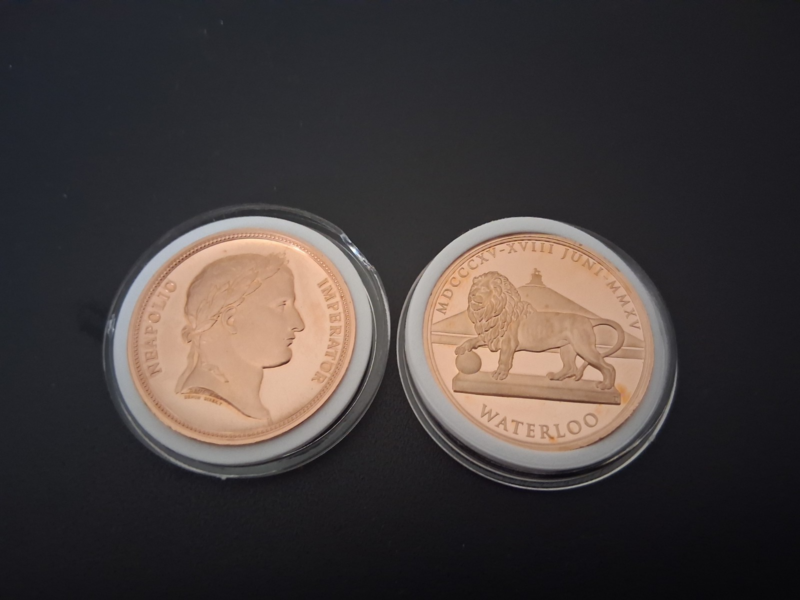 "The Battle of Waterloo 1815-2015" Emperor Napoleon I Bonaparte 36mm ...