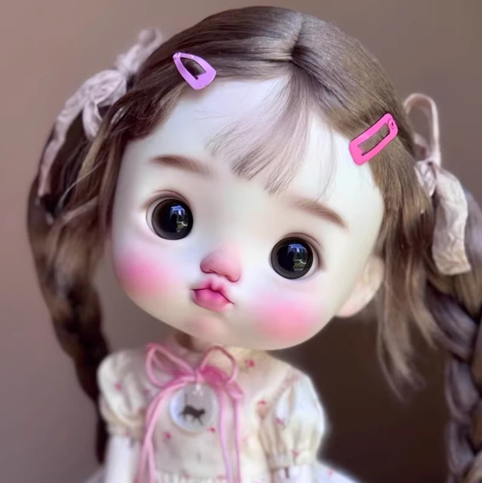 1/6 BJD Doll Girl Handmade Pig-Baby Normal Color Y15-Free Face Make UP ...