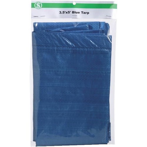 (12 PACK) 3x5 Blue POLY Tarp HUNTING, CAMPING, WOOD PILE, TENT ...